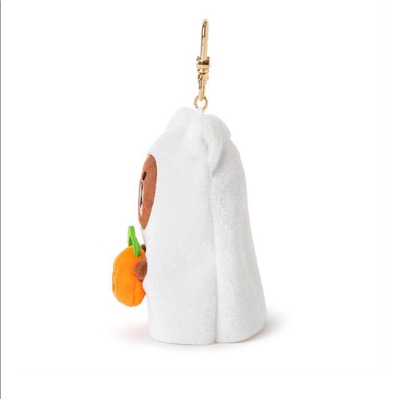 Accessories | Line Friends Halloween Ghost Charm Plush Doll | Poshmark